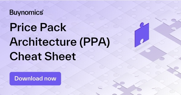 Buynomics' Price Pack Architecture (PPA) Cheat Sheet
