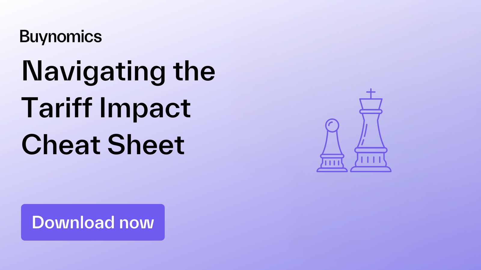 Free Cheat Sheet: Navigating the Tariff Impact | Buynomics